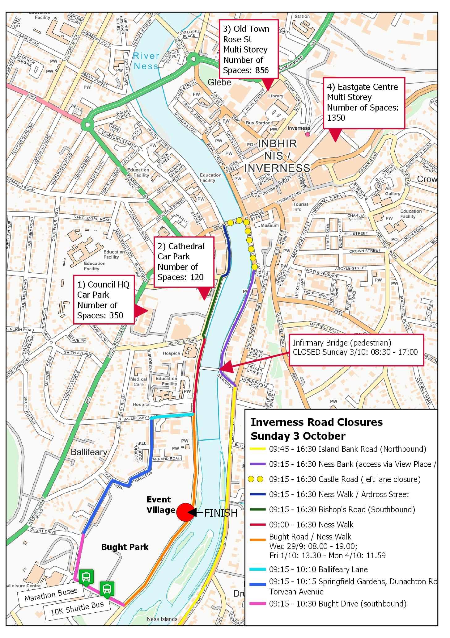 Loch Ness Marathon - Spectator & Resident Information